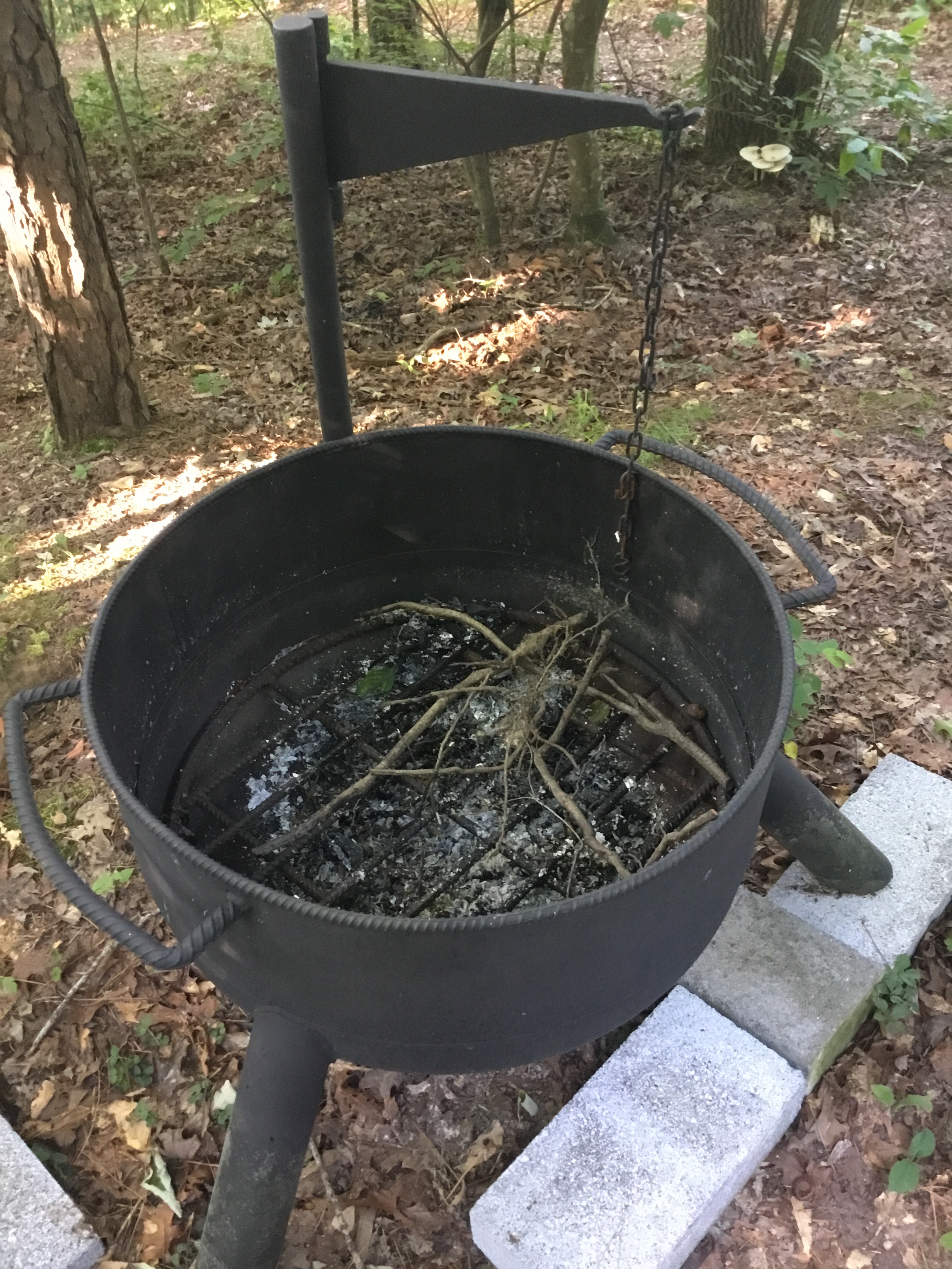 Outdoor Kitchen, Old School–Part Three, Recycled Fire Pit – Southern ...