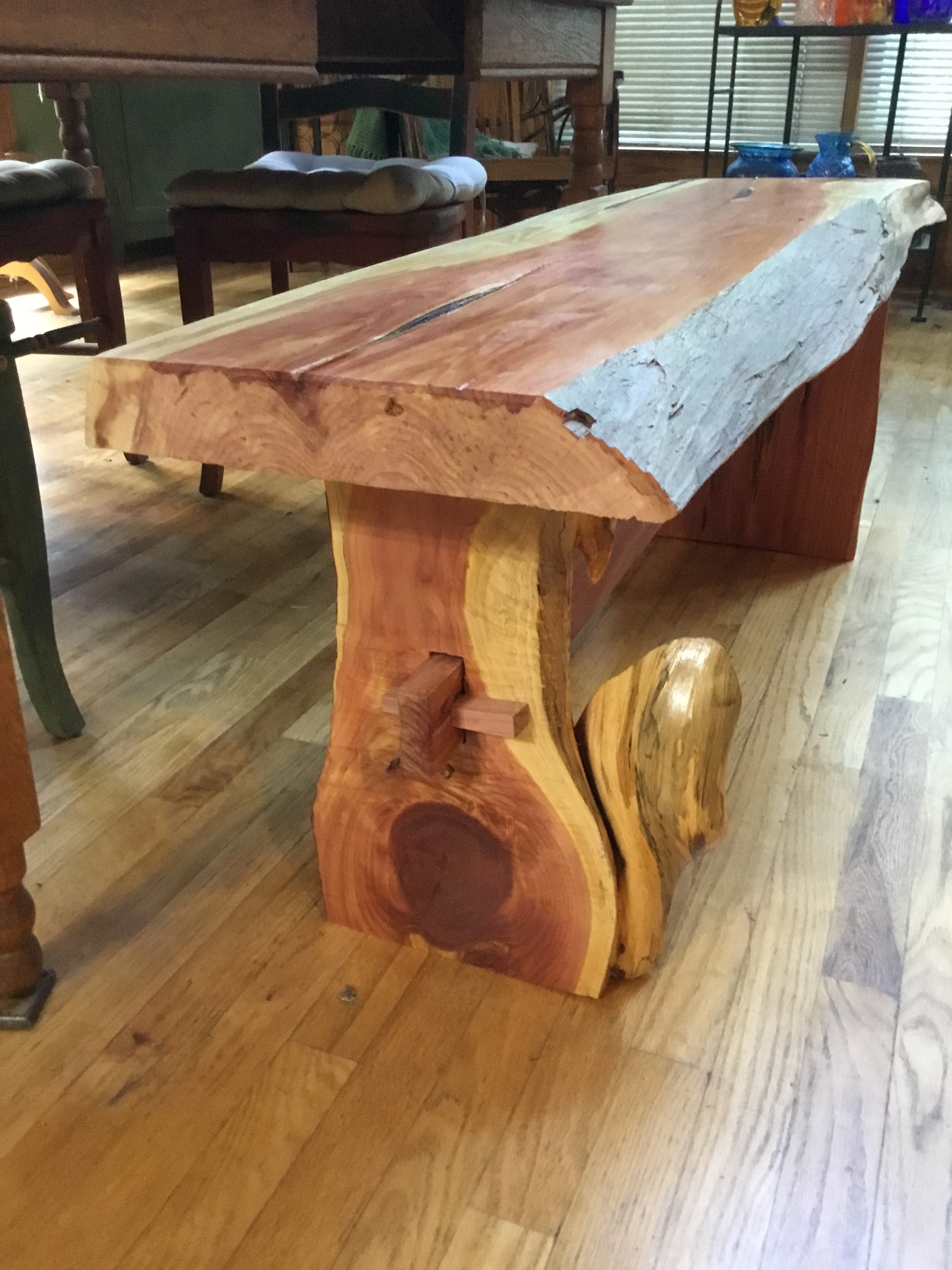 Eastern Red Cedar Bench – Southern Fusion Cooking