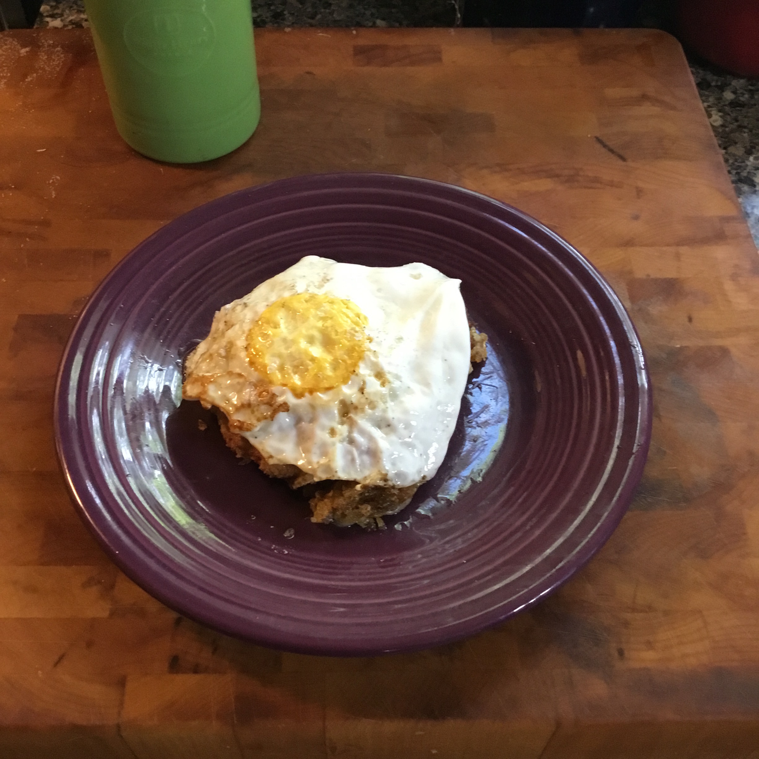 Turkey Schnitzel with Shoestring Potatoes and Fried Egg – Southern ...