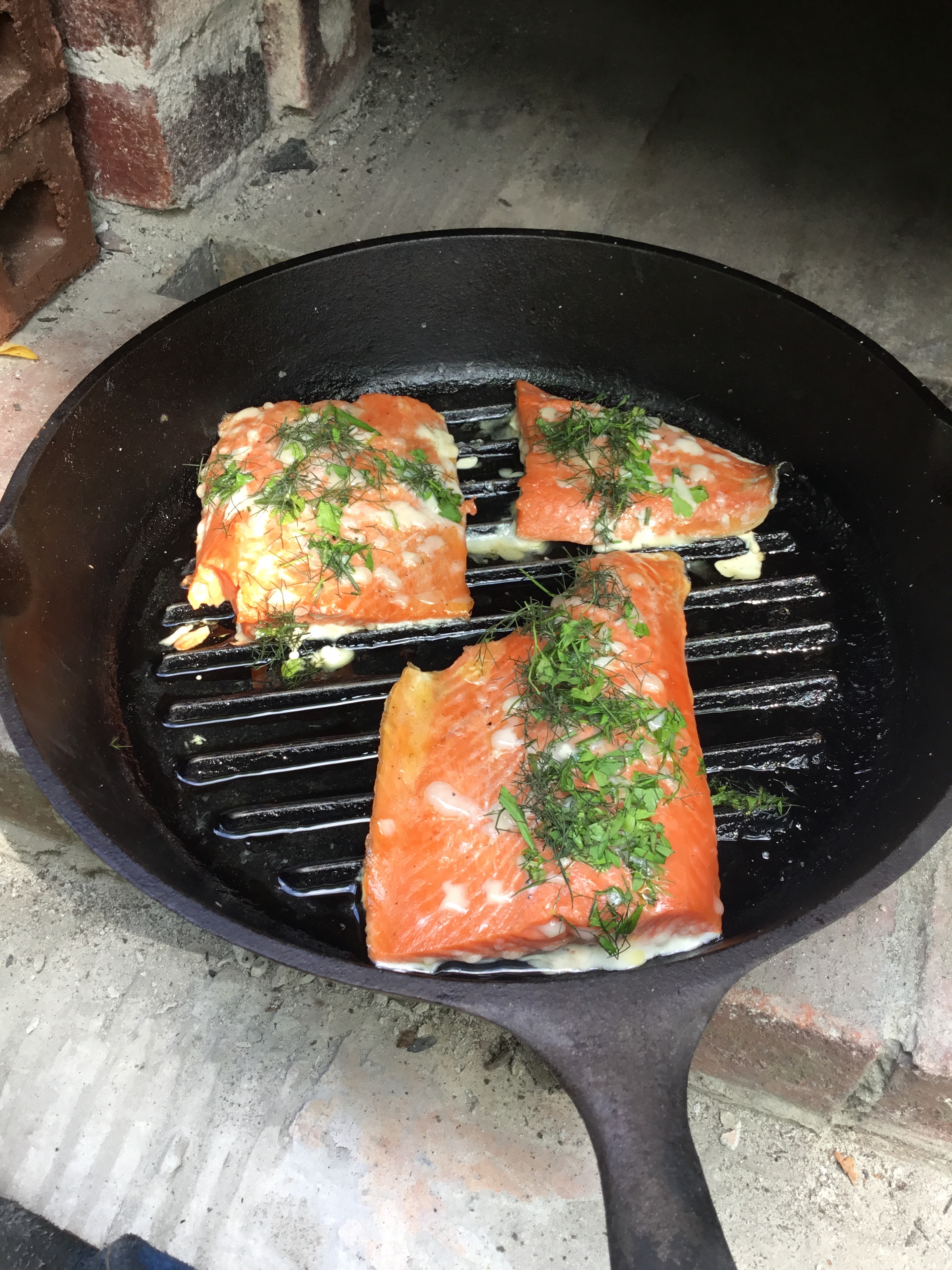 Brick Oven Salmon with Maple Syrup and Meyer Lemon Glaze – Southern ...