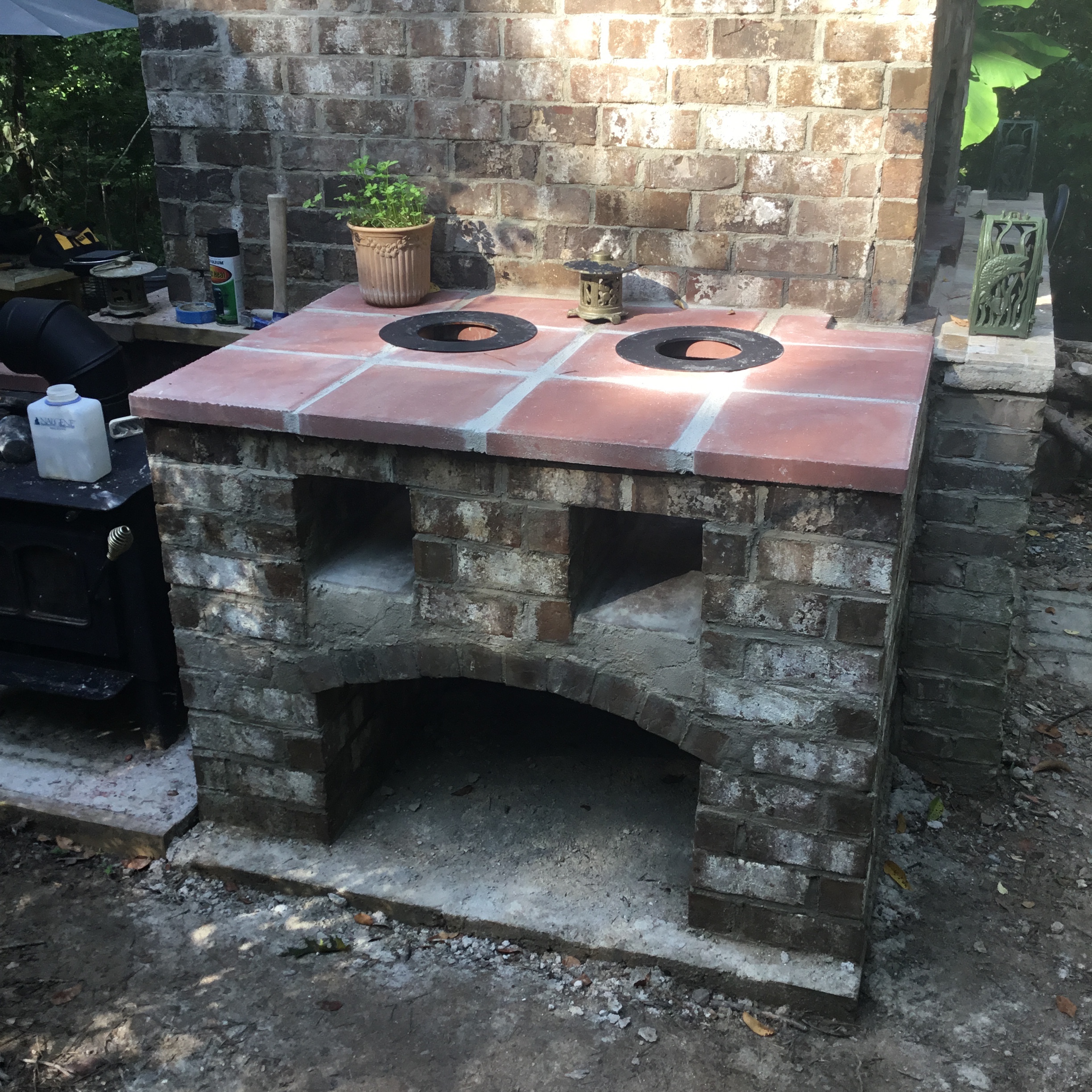 Masonry Stove, aka Potager, Stew Stove – Southern Fusion Cooking